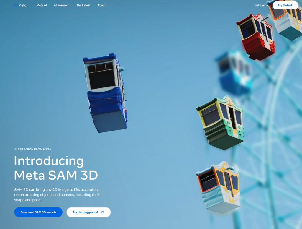 SAM 3D - HKU SPACE AI Hub